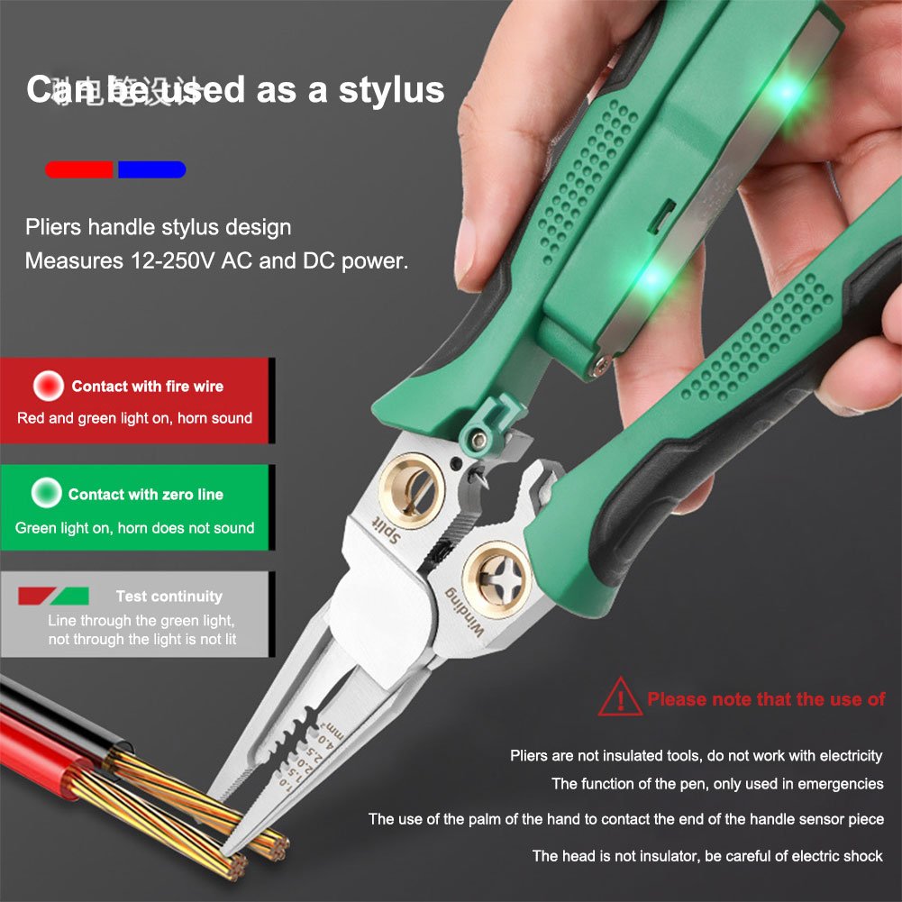 Outdoorfun 8 in 1 Wire Stripper Twister for Cutting and Pulling Wires ...